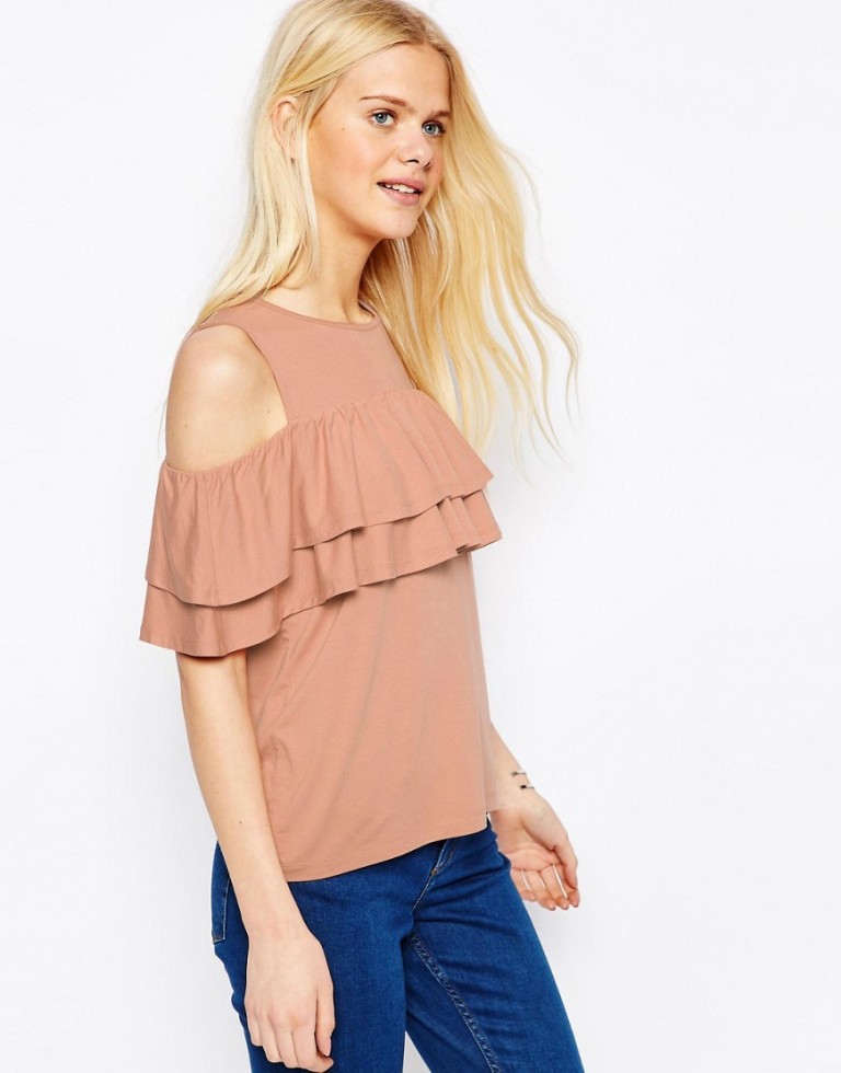 What To Wear: Ruffled Tops and Pastel Pantones - The OP Life